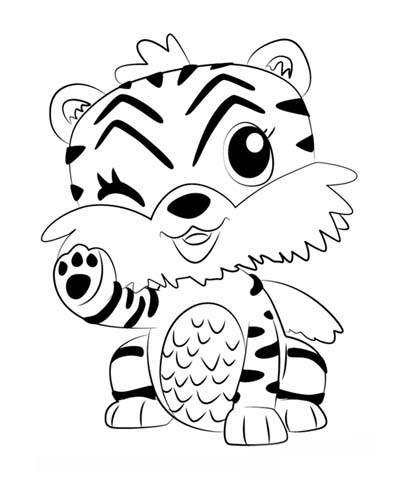Coloring Tiger Drawing: Download Free Printable