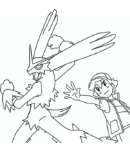 Blaziken Coloring Page: Download Free Printable