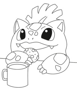 Download Christmas Venusaur Coloring Page: Free Printable Drawings
