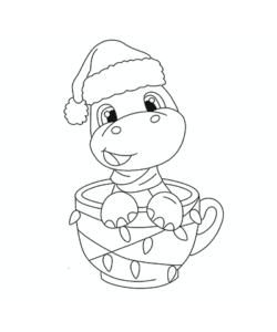 Download Christmas Venusaur Coloring Page: Free Printable Drawings